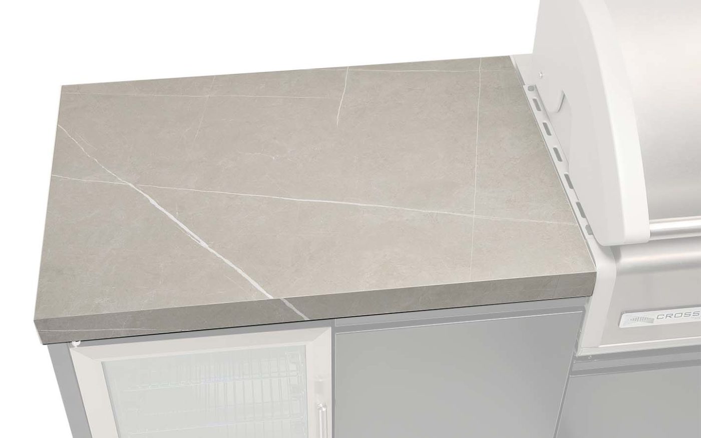 Plan de travail en pierre frittée plate - CROSSRAY